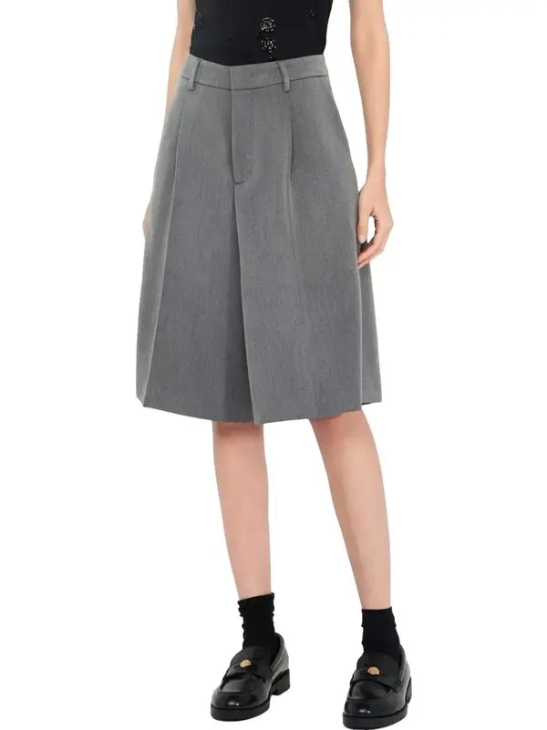 Liu Jo Pleated Shorts - Grey