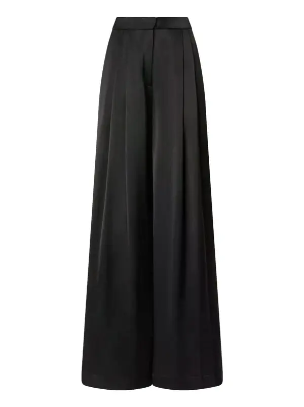 Pinko Pleated Palazzo Pants - Black