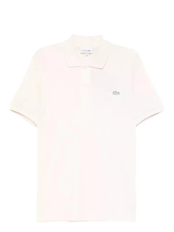 Lacoste Logo-embroidered Polo Shirt - Neutrals