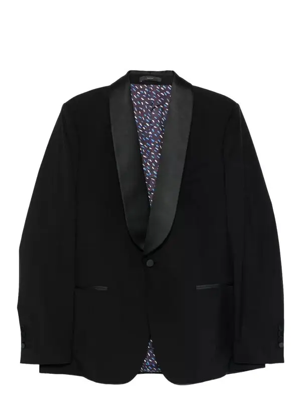 Paul Smith Shawl-lapels Wool-mohair Blend Dinner Jacket - Black