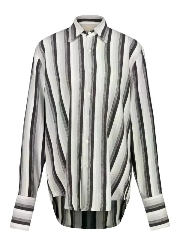 MARRAKSHI LIFE Striped French-cuff Shirt - White