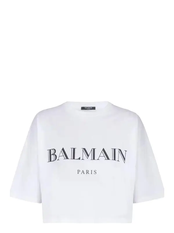 Balmain Logo-print T-shirt - White