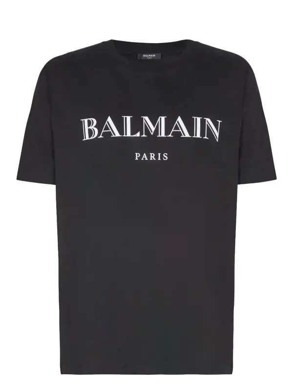 Balmain Logo-print T-shirt - Black