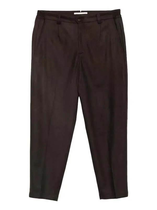 BRIGLIA 1949 Pleated Trousers - Brown