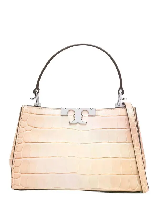 Tory Burch Mini Eleanor Embossed Handbag - Neutrals