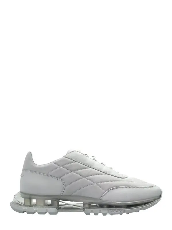 Givenchy Quilted Low-top Sneakers With Translucent Sole - 030 Grey