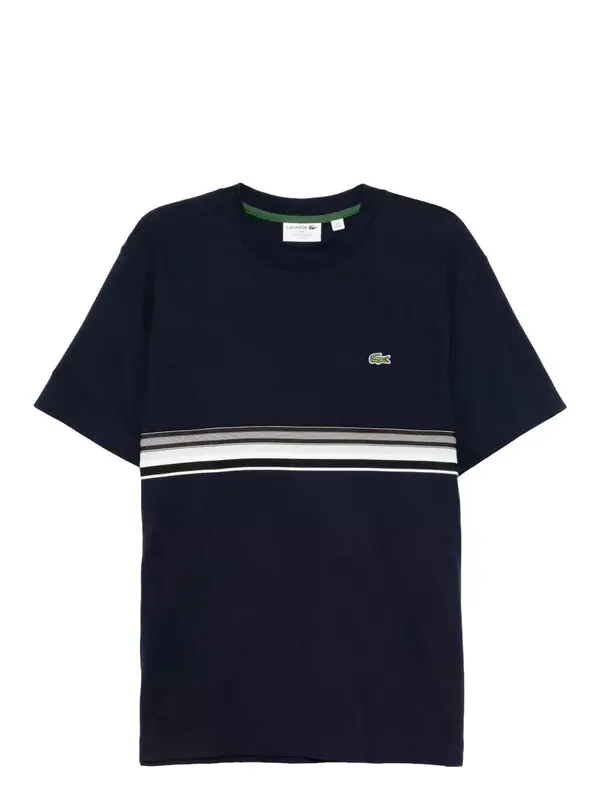 Lacoste Logo-embroidered T-shirt - Blue