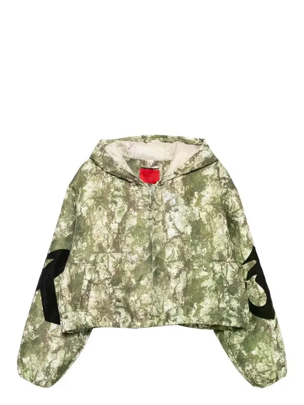 KUSIKOHC Graphic-print Padded Jacket - Green