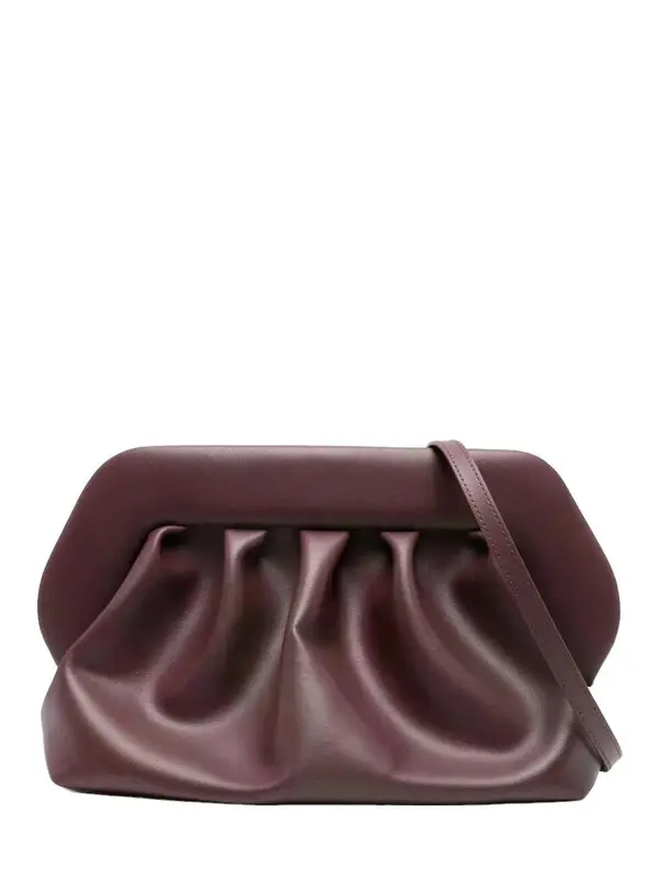 THEMOIRE Bios Pleated Clutch - Purple