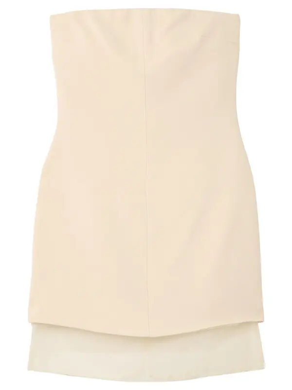 ESSE STUDIOS Issia Strapless Mini Dress - Cream