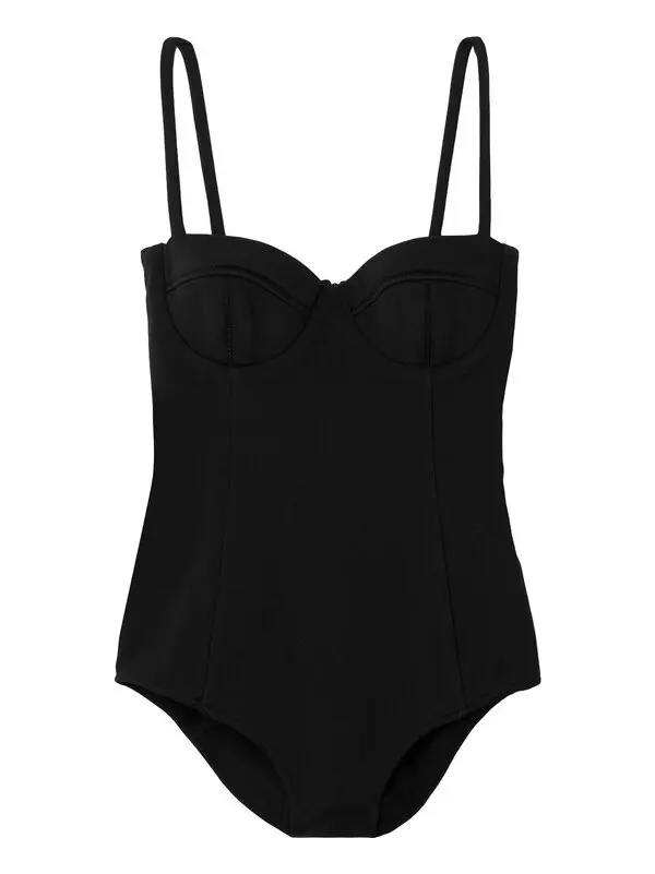 ESSE STUDIOS Stretch-jersey Bodysuit - Black