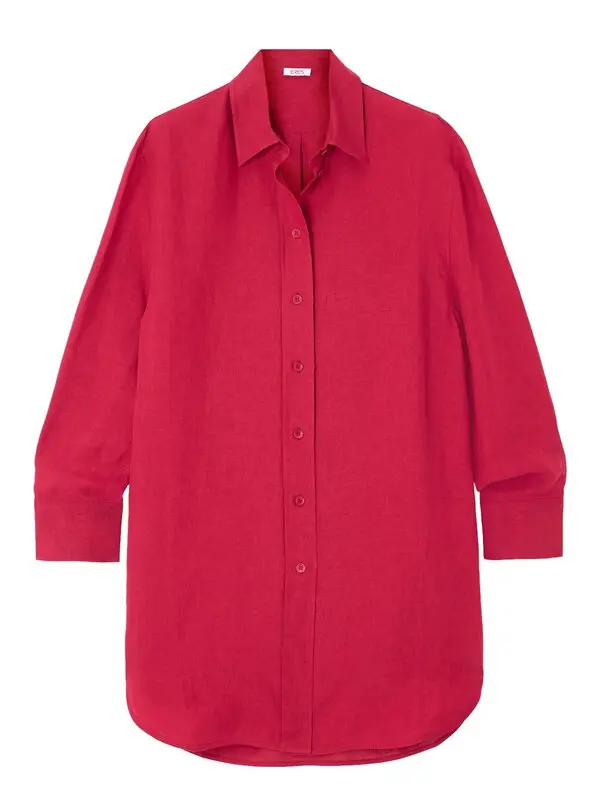 ERES L'intemporel Mignonette Linen Shirt - Red