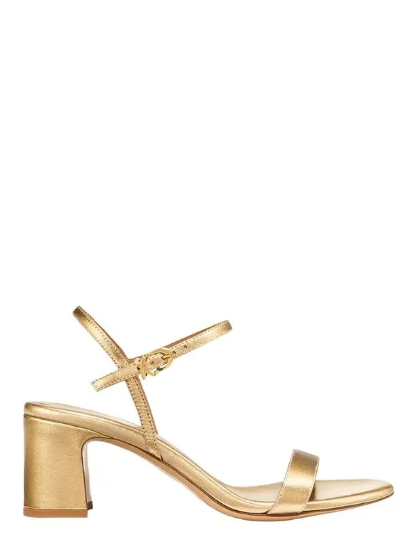 MARGAUX LONNBERG Cleo Strappy Sandal - Gold Nappa
