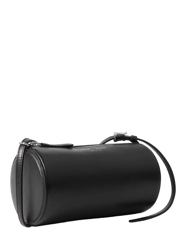 Proenza Schouler Silo Textured-leather Shoulder Bag - Black