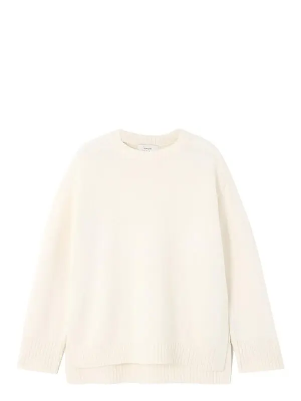 Loulou De Saison Safi Merino Wool And Cashmere-blend Sweater - Ivory