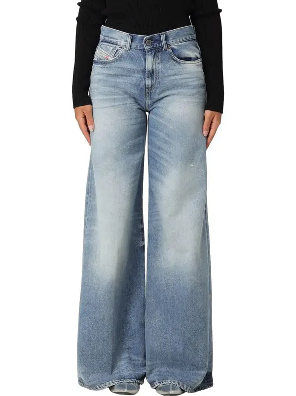 DIESEL Wide Leg Jeans - Black