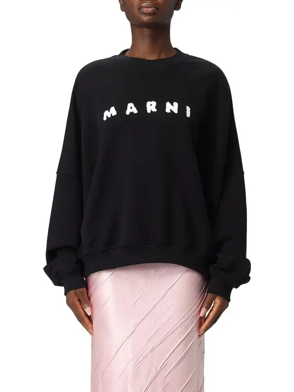 Marni Logo Sweatshirt - Yellow Cream