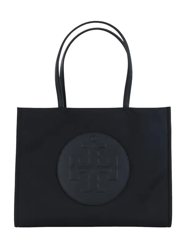 Tory Burch Logo Tote Bag - Black