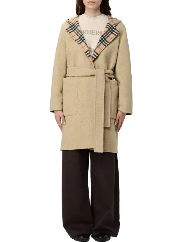 Burberry Belted Coat - Sand