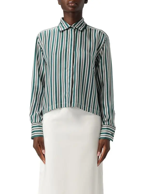 Max Mara Striped Shirt - Green