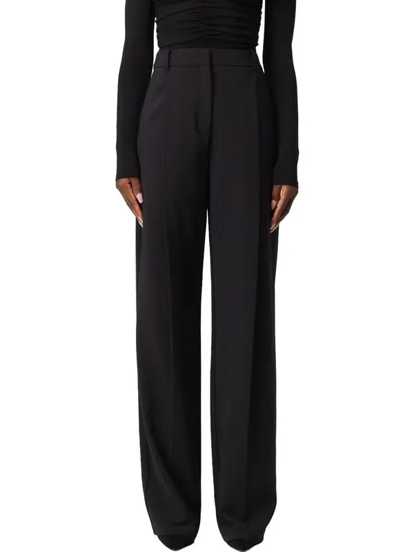 Elisabetta Franchi Wide Leg Trousers - Black