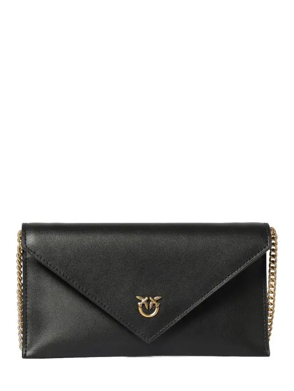 Pinko Mini Bag With Chain Strap - Black