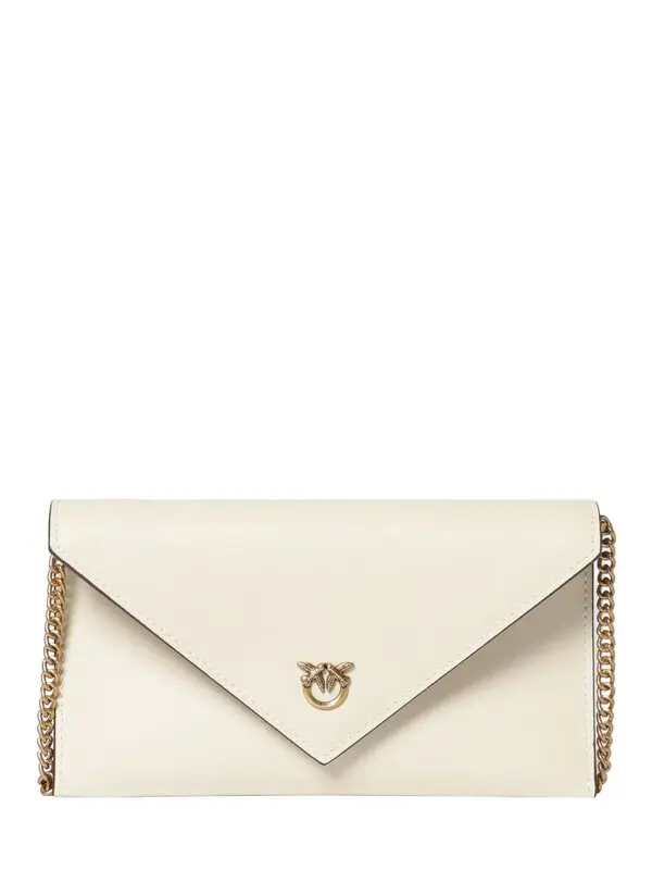 Pinko Mini Bag With Chain Strap - White