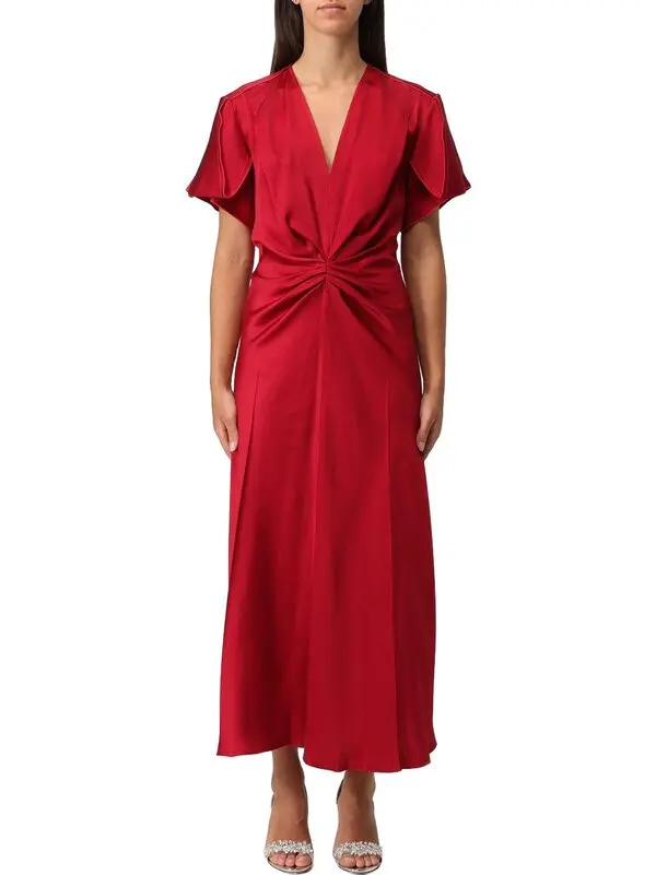 Victoria Beckham Midi Dress - Pink