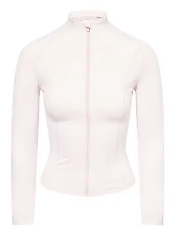 SISTERLY TRIBE Softsculpt Zip Jersey Jacket - Ballet Slipper