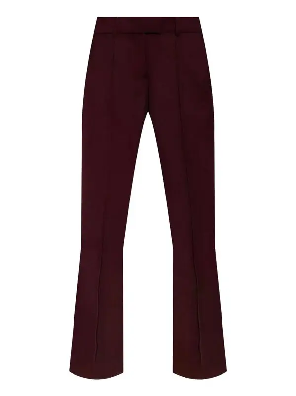 Attico Centre-seam Trousers - Red