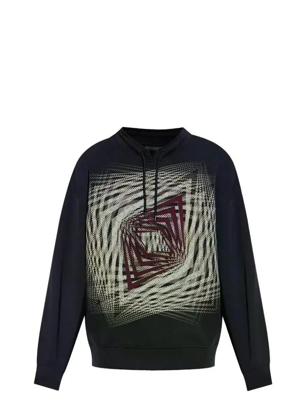 Emporio Armani Printed Sweatshirt - Blue