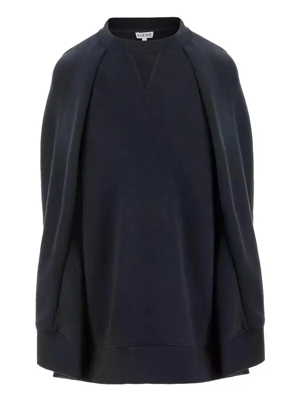 Loewe Crewneck Cape Sweatshirt - Blue