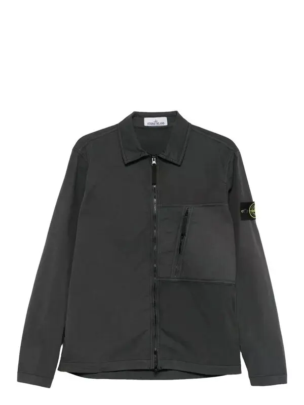 Stone Island Zip-fastening Pocket Jacket - Grey
