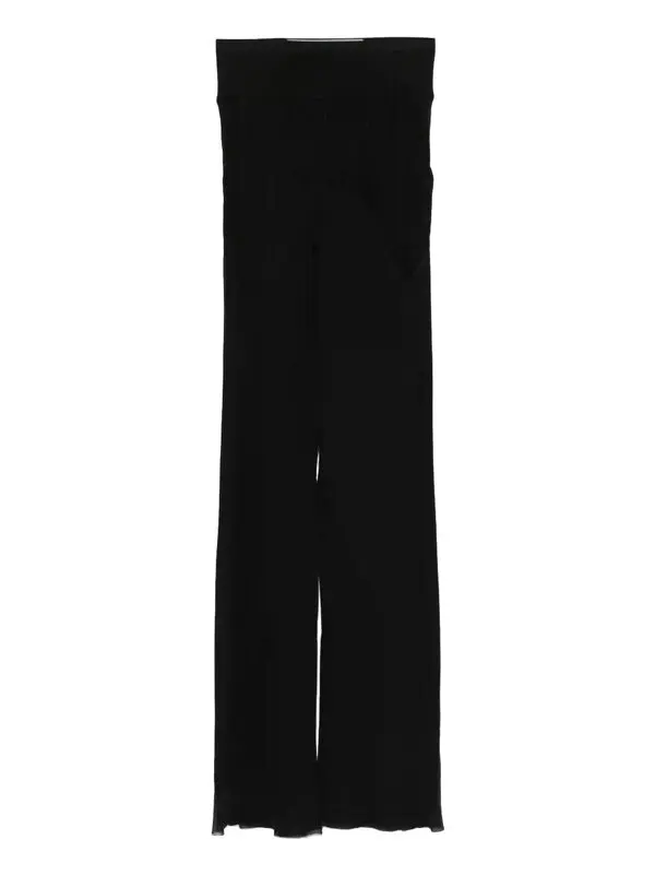 Rick Owens Paneled Pleated Trousers - Black