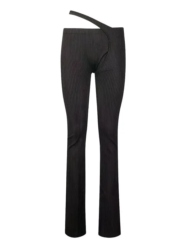Ottolinger Pinstriped Trousers - Black Pinstripe