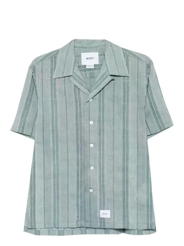 WTAPS Striped Shirt - Green