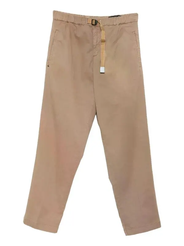WHITE SAND Belted Trousers - Neutrals