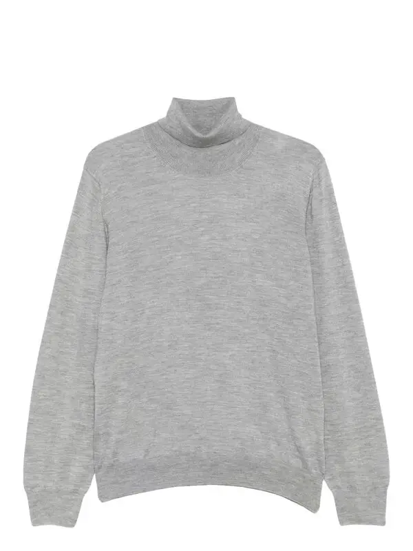 FILERIA Long-sleeve Turtleneck Sweater - Grey