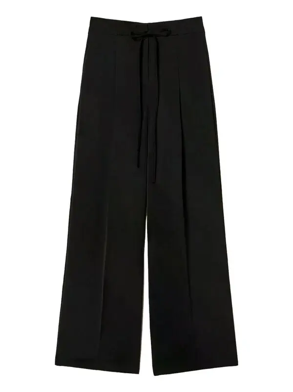 TWINSET Pleated Palazzo Pants - Black