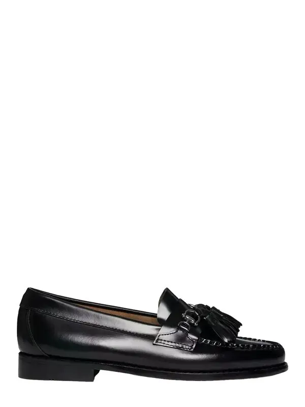 G.H.BASS G.h. Bass & Co. Leather Horsebit Loafers - Black