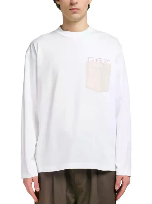 Marni Logo-print T-shirt - White