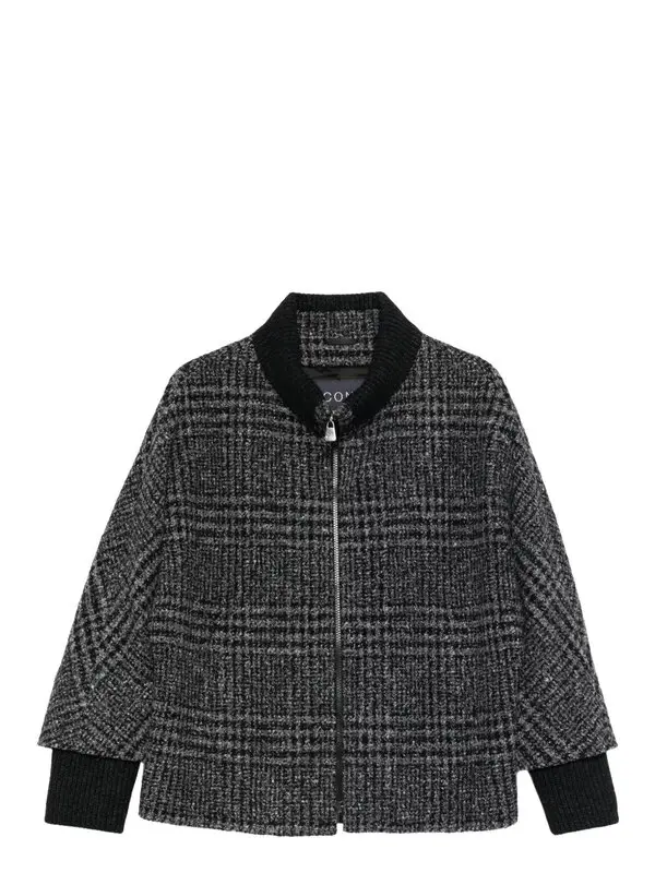 Cinzia Rocca Check-pattern Jacket - Black
