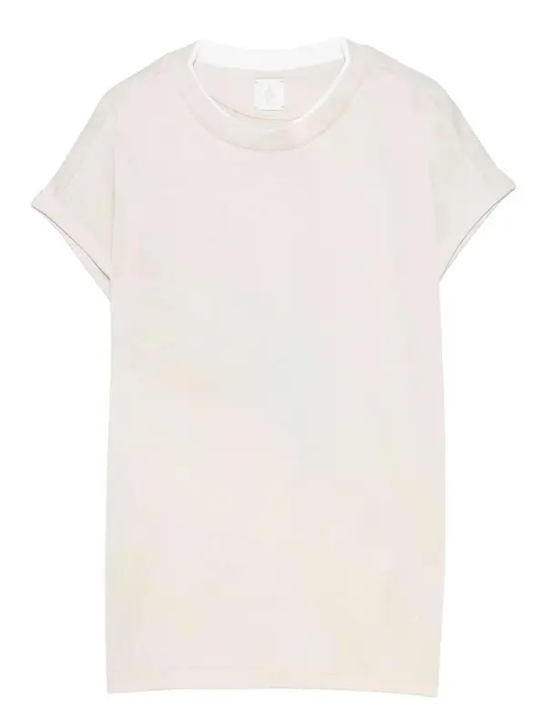 Eleventy Short-sleeve Cotton T-shirt - Neutrals