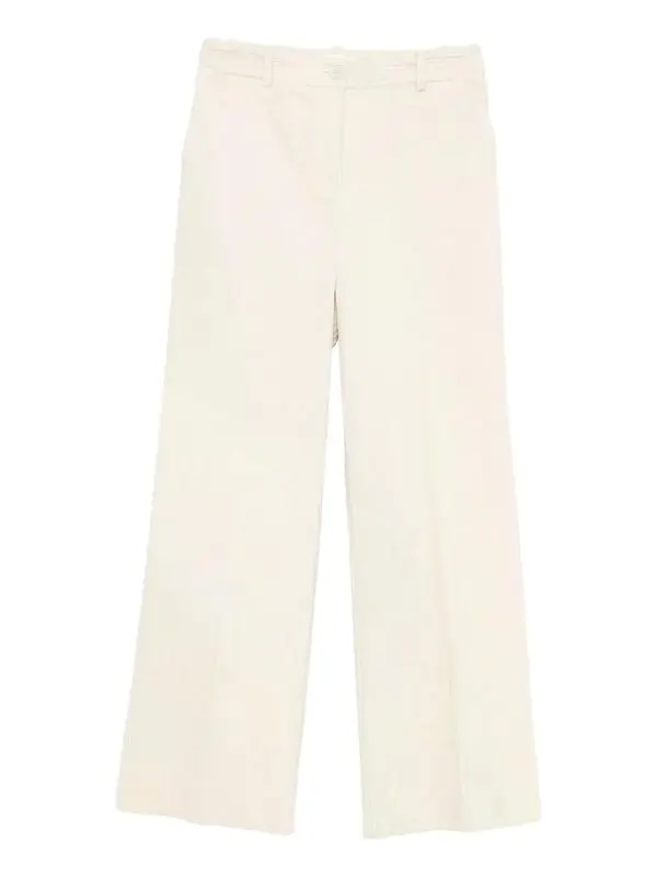 P.a.r.o.s.h Corduroy Straight-leg Trousers - Neutrals