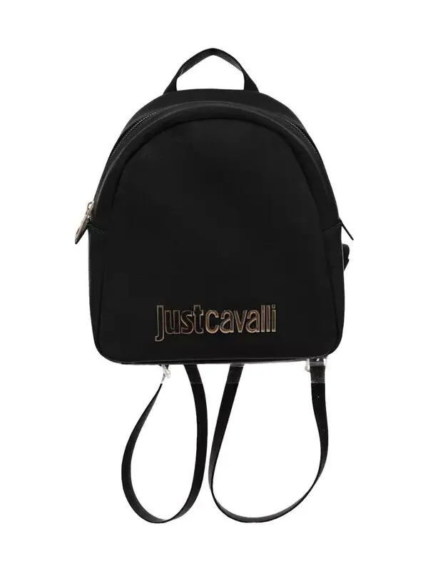 Just Cavalli Logo-plaque Backpack - Black