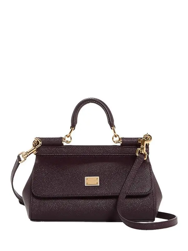 Dolce & Gabbana My Sicily Top Handle Bag - Wine