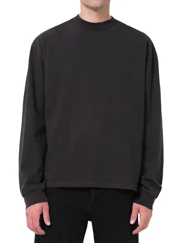 AGOLDE Long Sleeve Drop Shoulder Tee - Cave