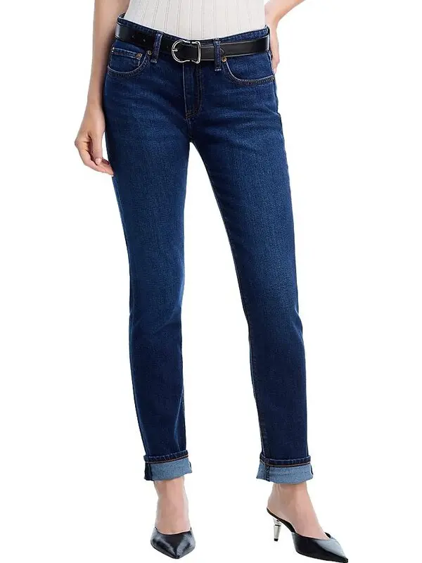 Rag & Bone Dre Low Rise Slim Boyfriend Jeans - Alba