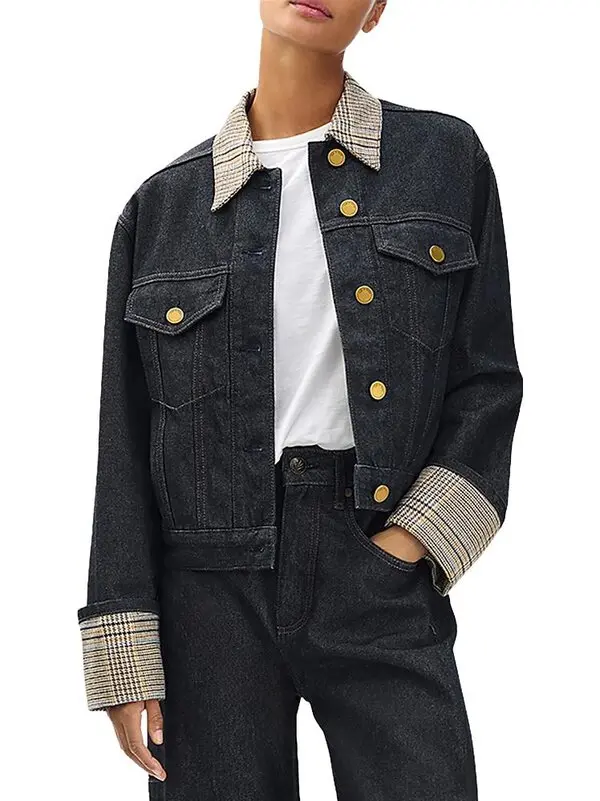 Rag & Bone Harriet Denim Trucker Jacket - Twrco
