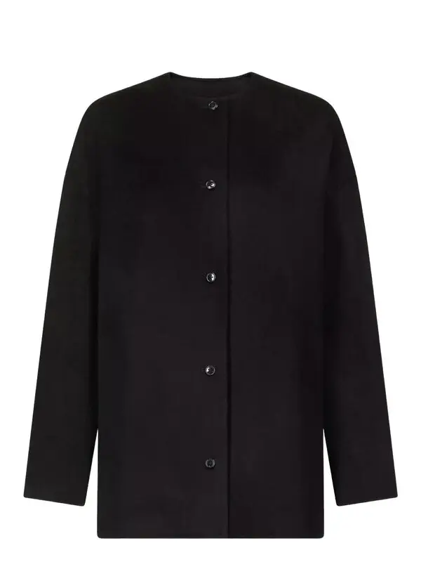 Loulou De Saison Drap Coat - Black